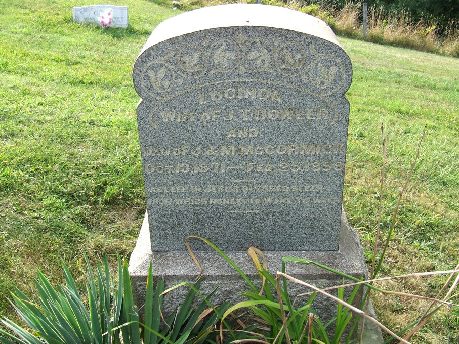 Slonaker Cemetery, Marshall County, WV Cemeteries
