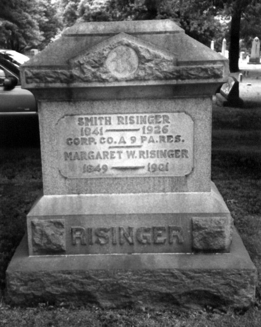 Smith Risinger, Civil War Veteran, Marshall County, WV Genealogy Page