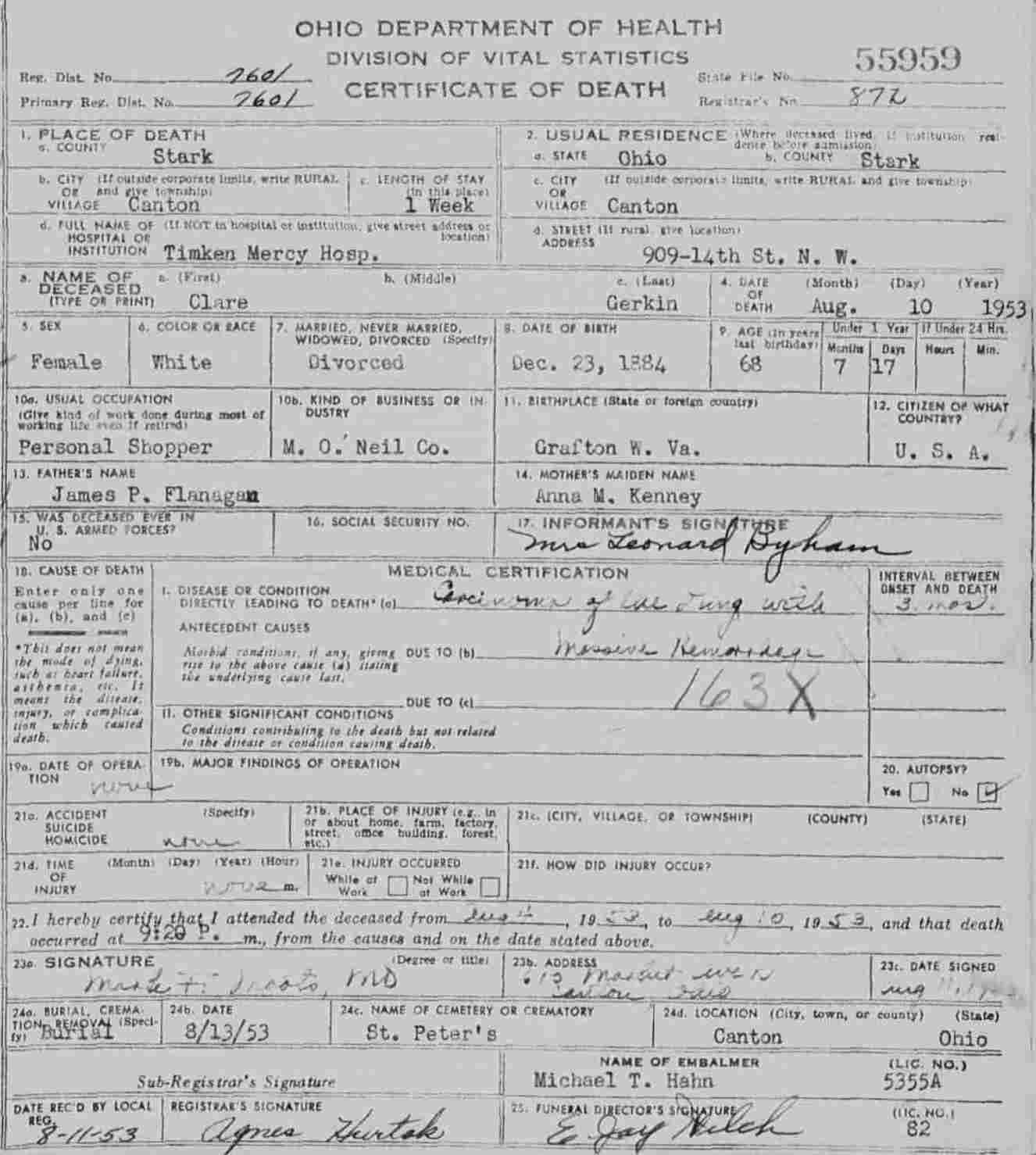 James Flanagan & Anna M. Kenney - FamilyGroup Report & Census Analysis ...