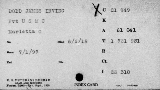 James Irving Dodd, Tyler County, WVGenWeb