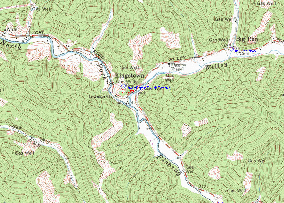 Lowman Baptist Church Cemetery - Wetzel County WVGenWeb